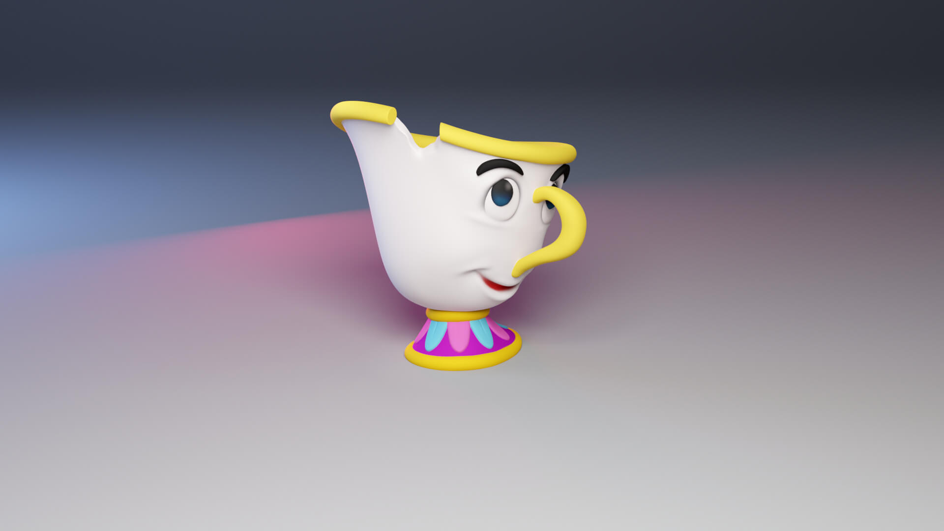 Chip Potts Beauty and The Beast - 3D Model by minhdinh