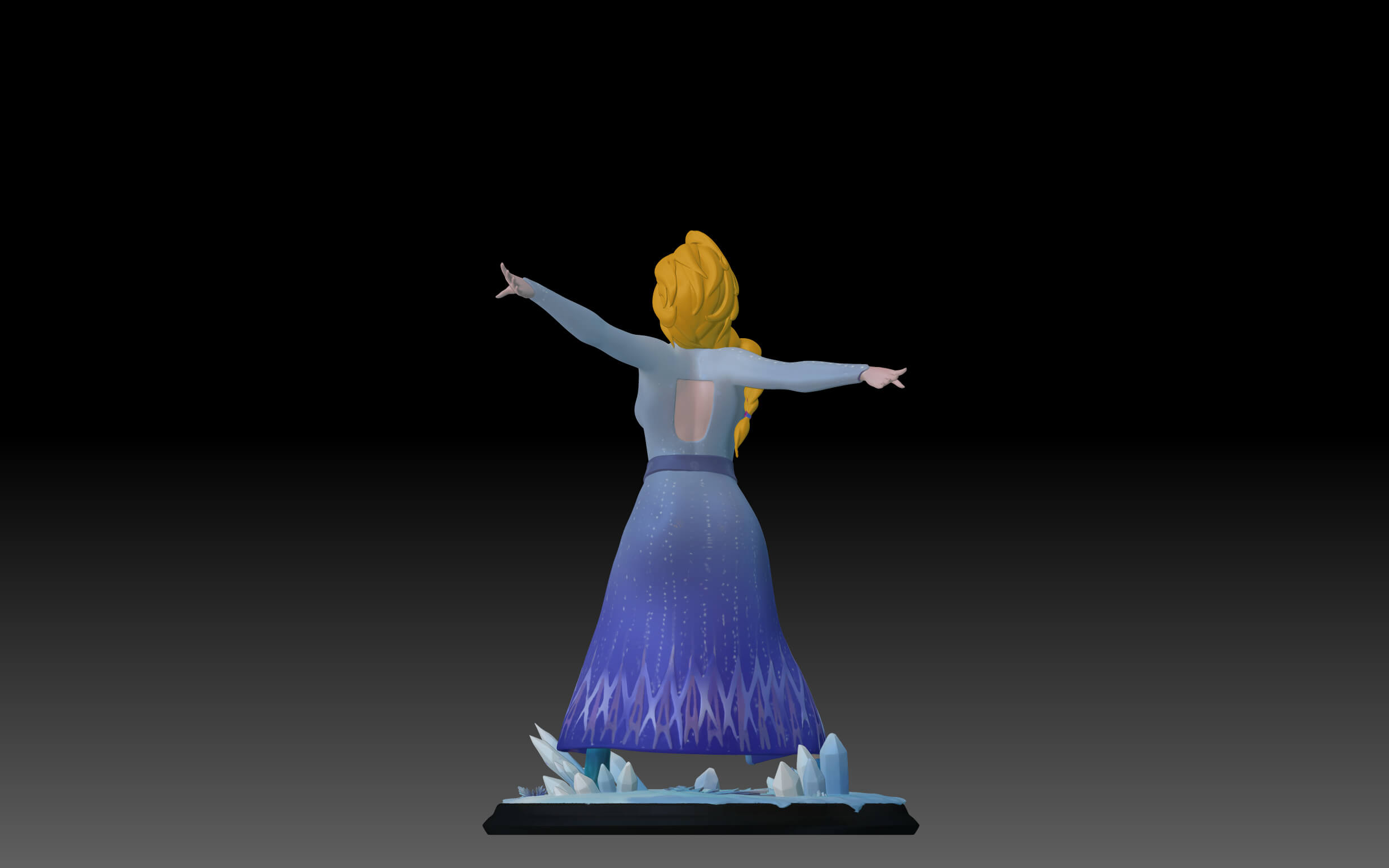 Elsa - Frozen Fan Art 3D Model by minhdinh