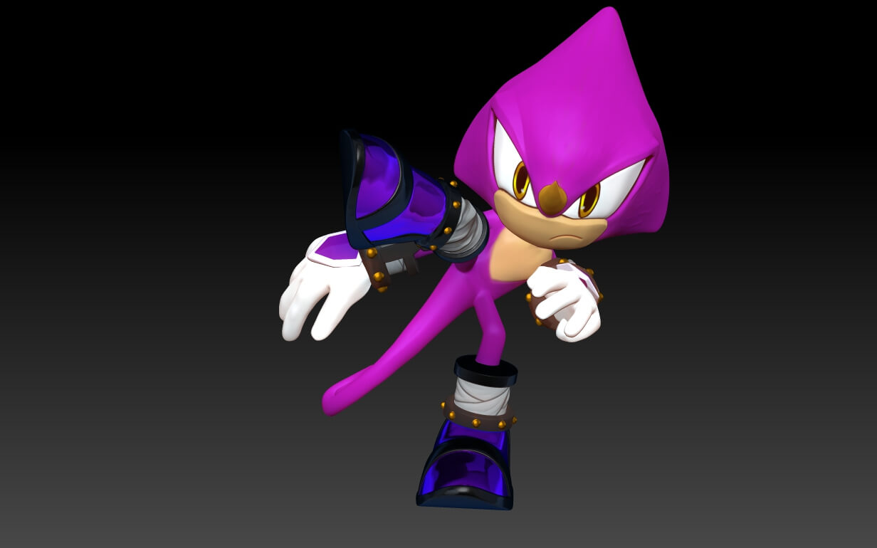 Espio Figurine - 3D Model by minhdinh