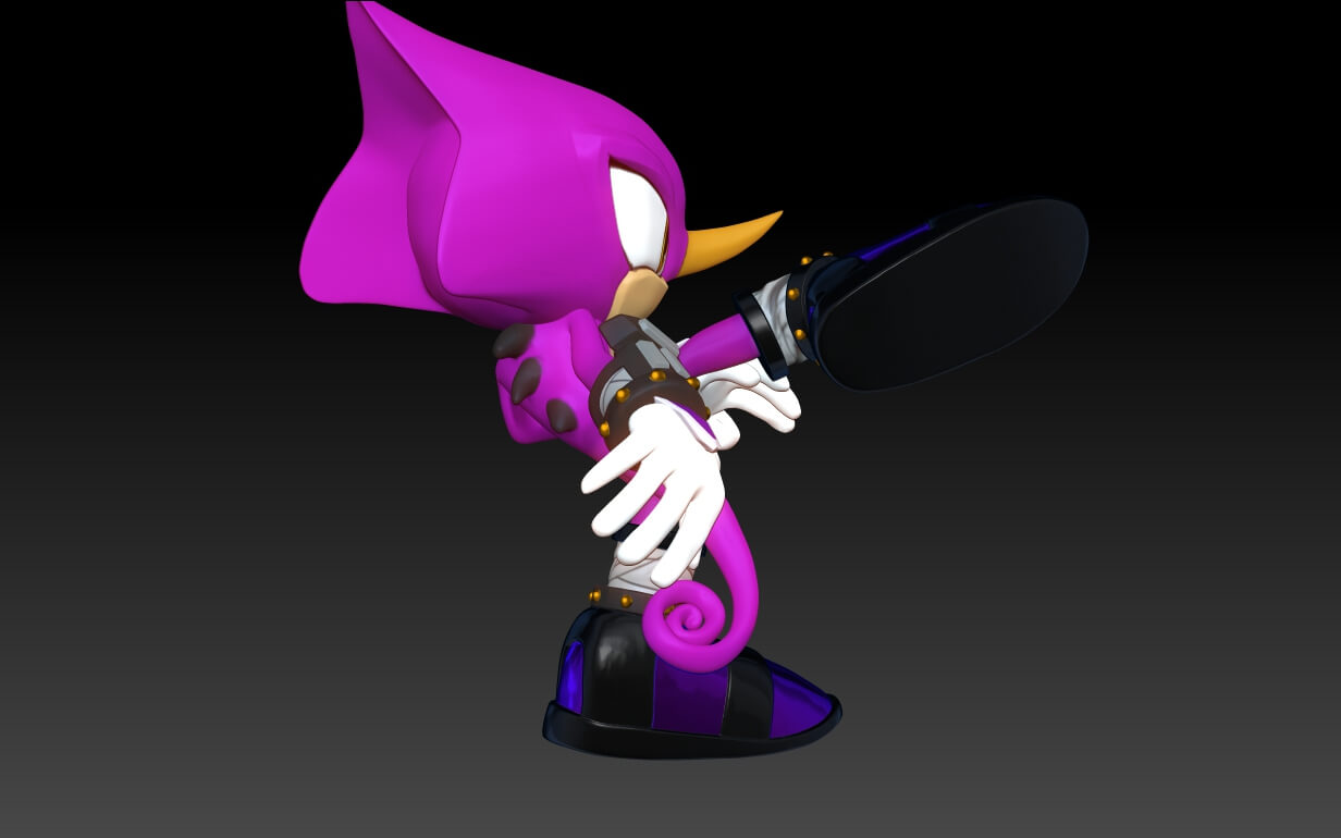 Espio Figurine - 3D Model by minhdinh
