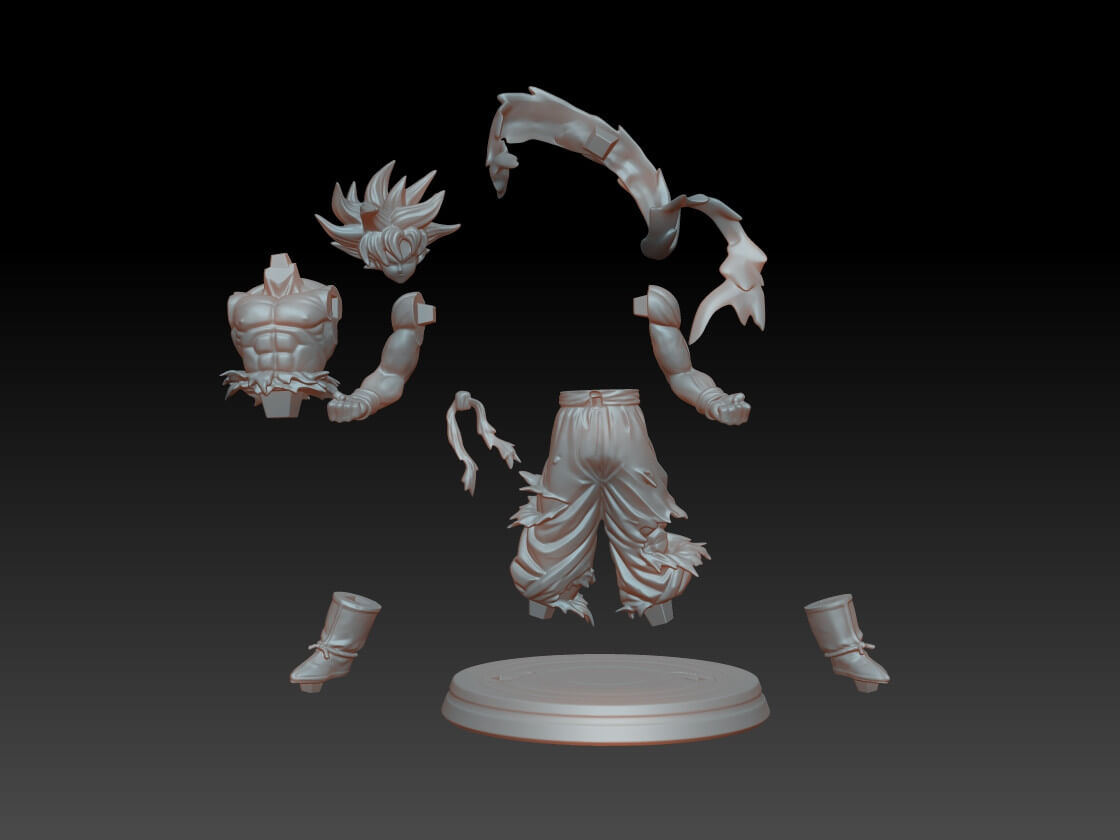 Goku Dragon Ball Z 3D Print Model by minhdinh