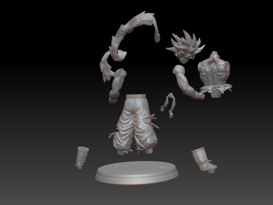 Goku Dragon Ball Z 3D Print Model by minhdinh