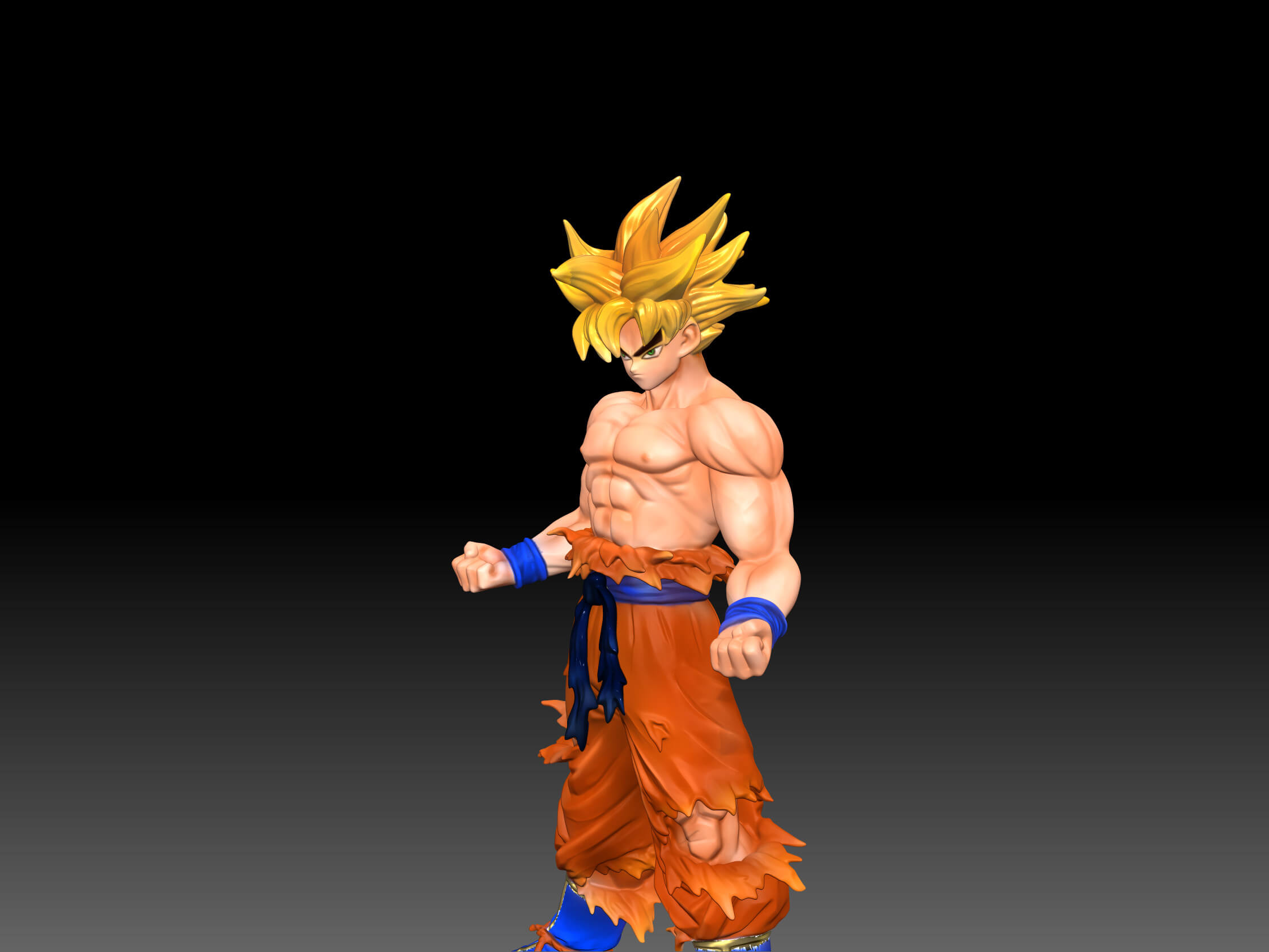 Goku Dragon Ball Z 3D Print Model by minhdinh