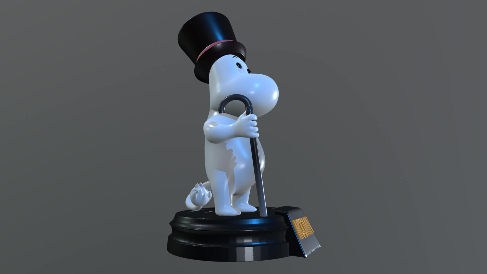 Moominpappa Moomin Statue 3D Print Model by minhdinh
