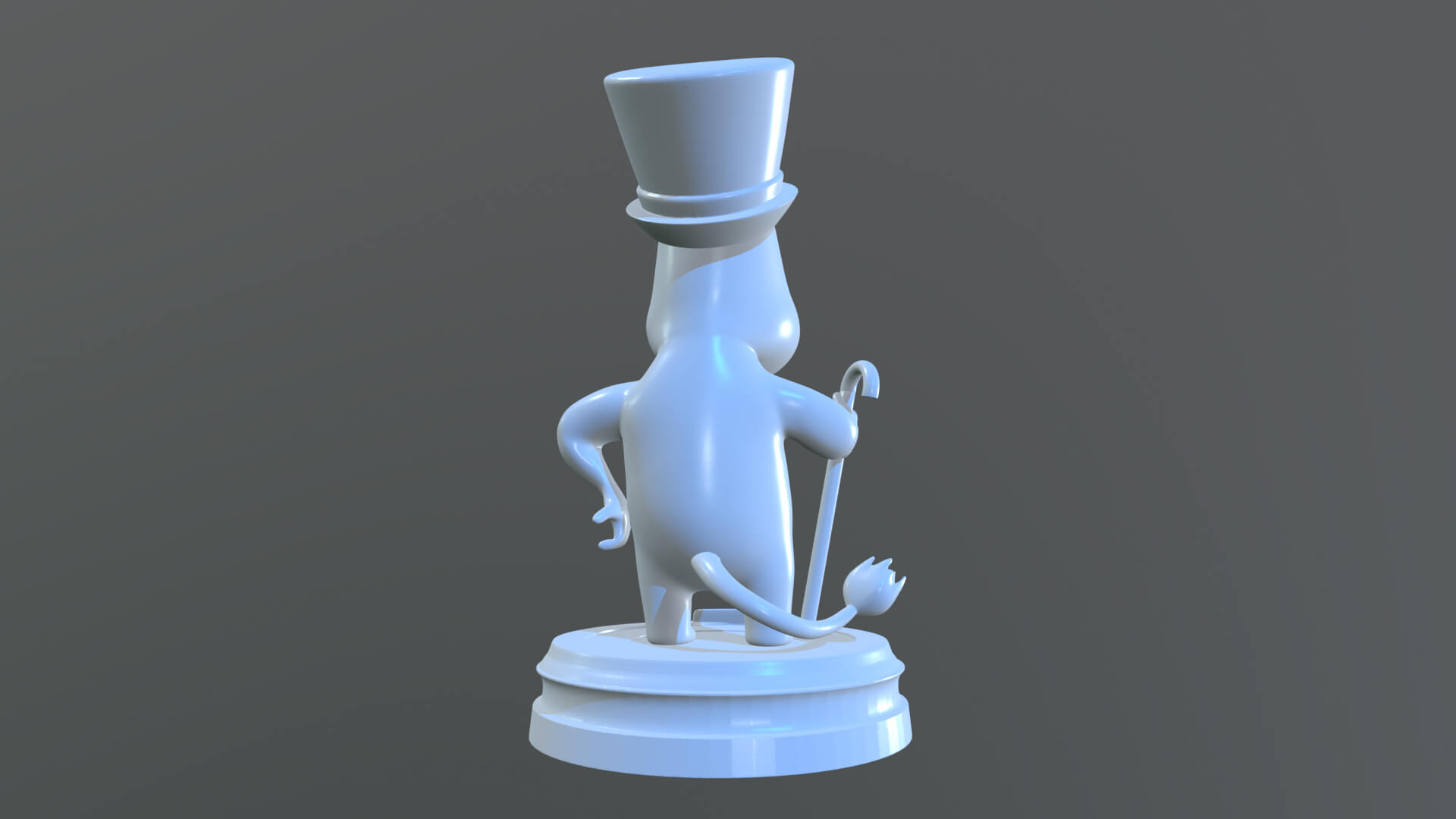Moominpappa Moomin - 3D Print Model by minhdinh