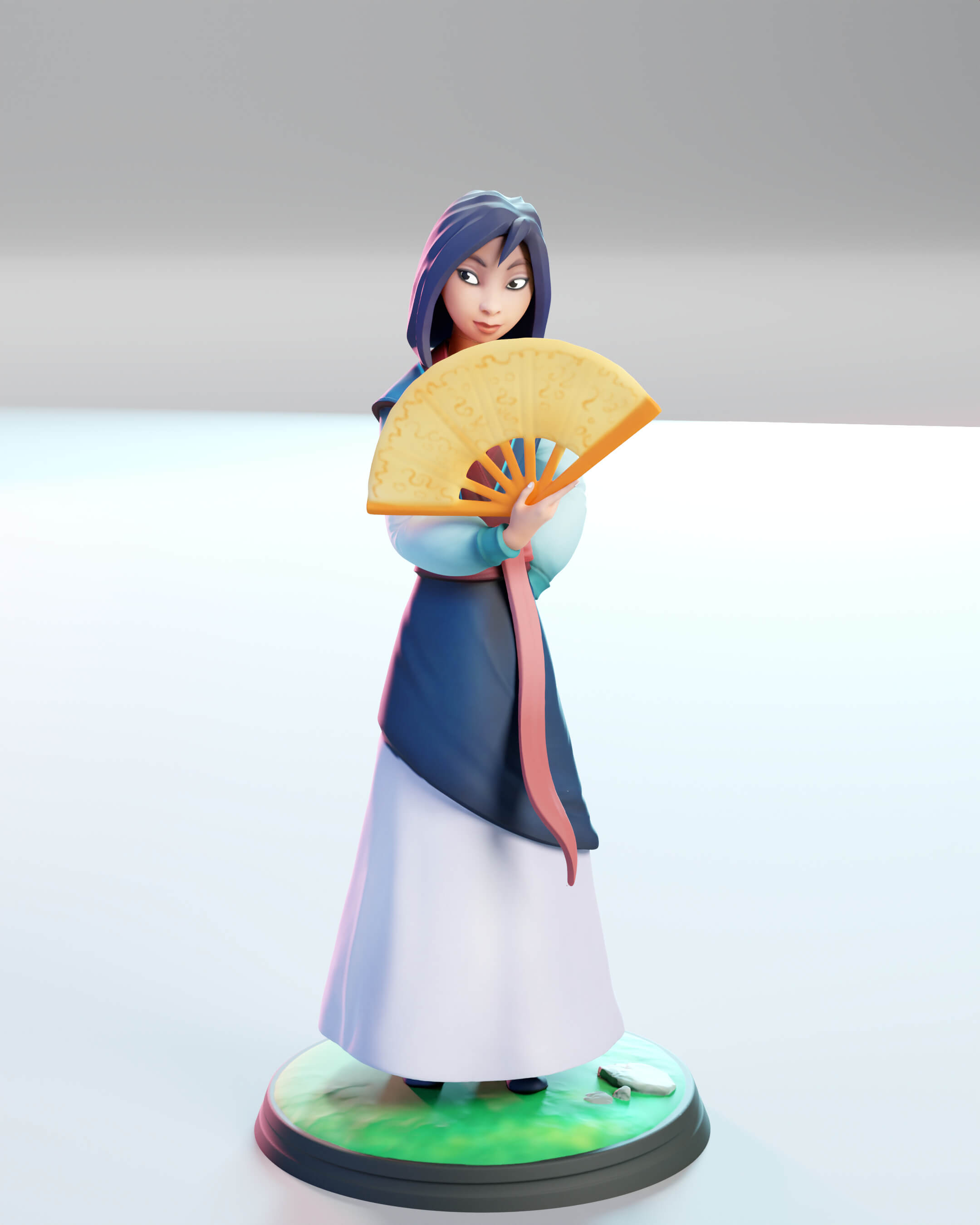 Mulan Model Fanart by minhdinh