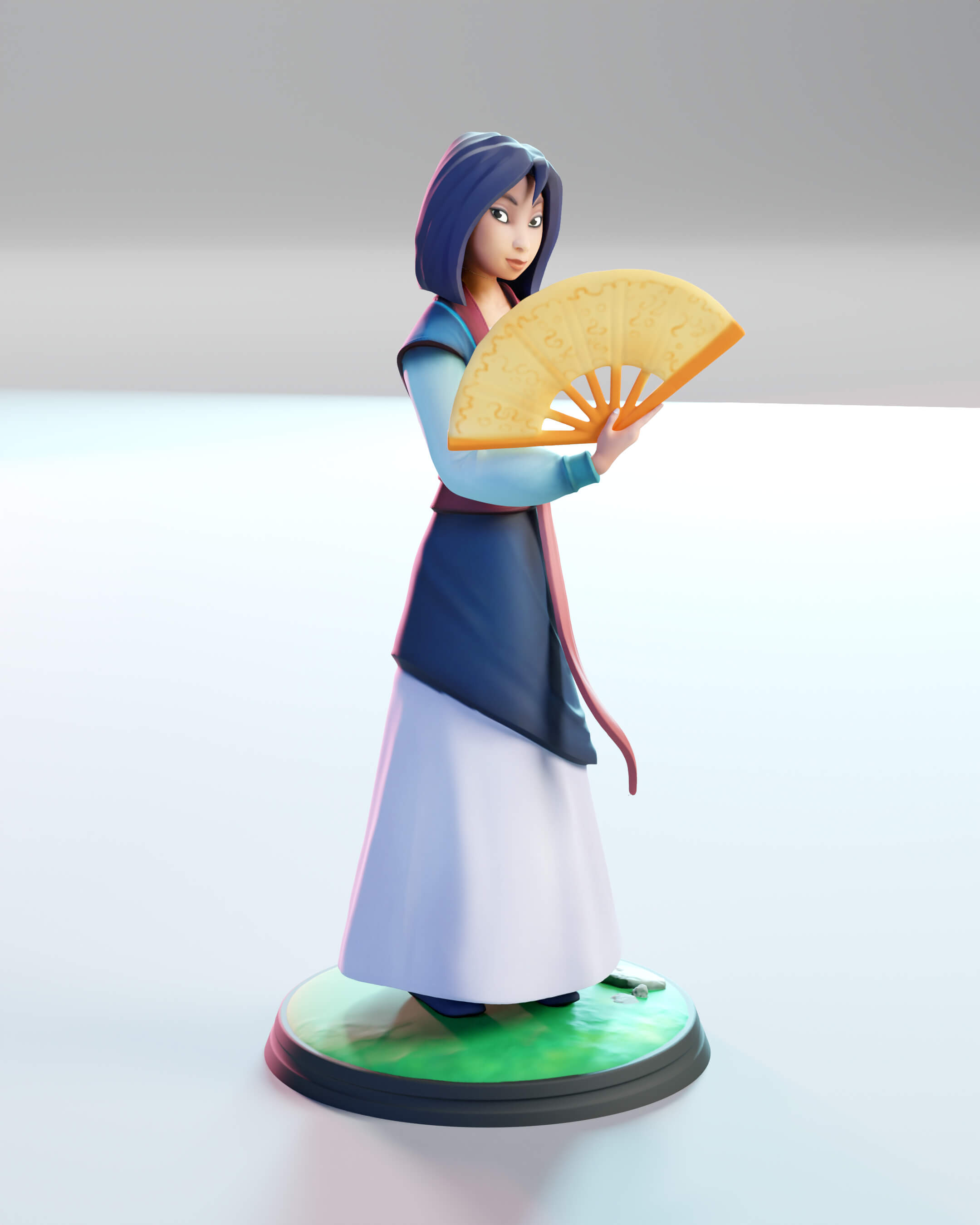 Mulan Model Fanart by minhdinh