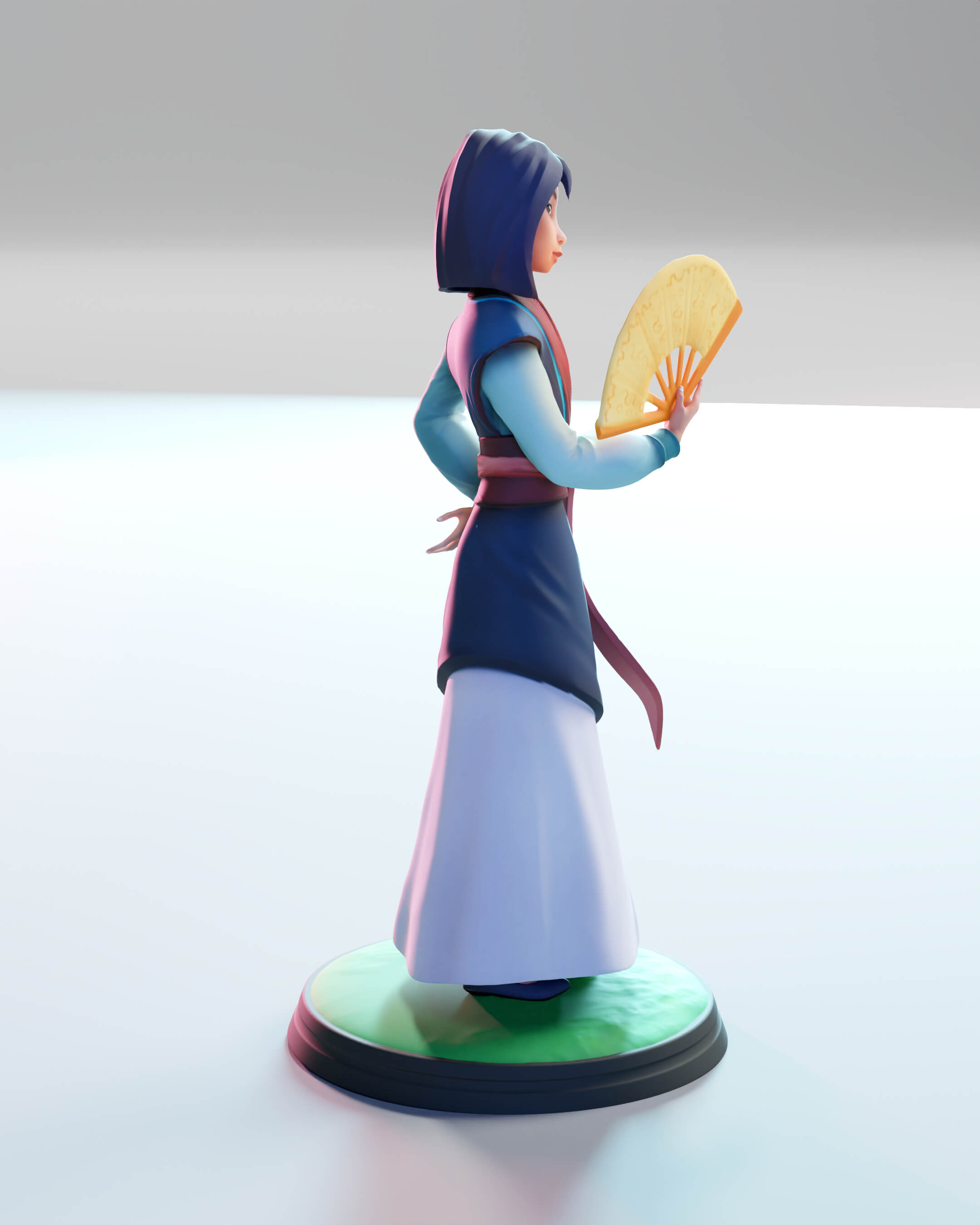 Mulan Model Fanart by minhdinh