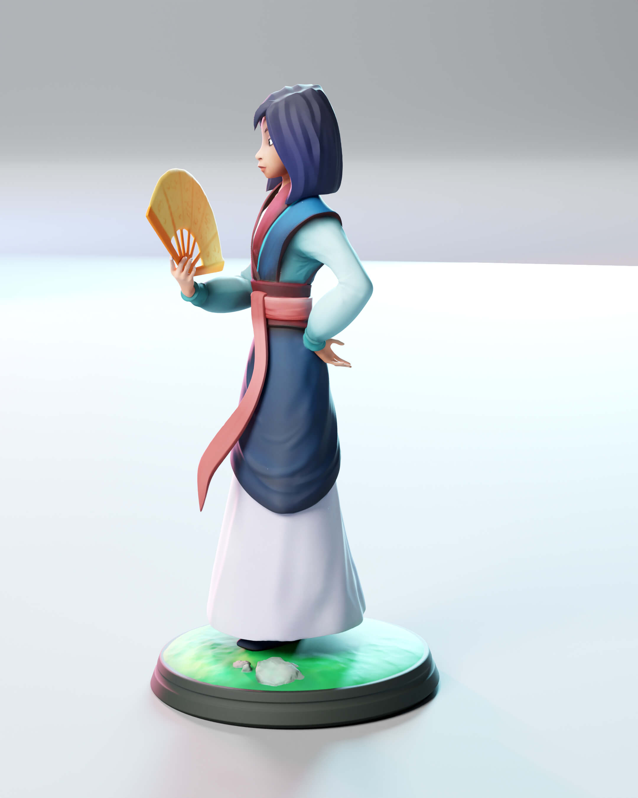 Mulan Model Fanart by minhdinh