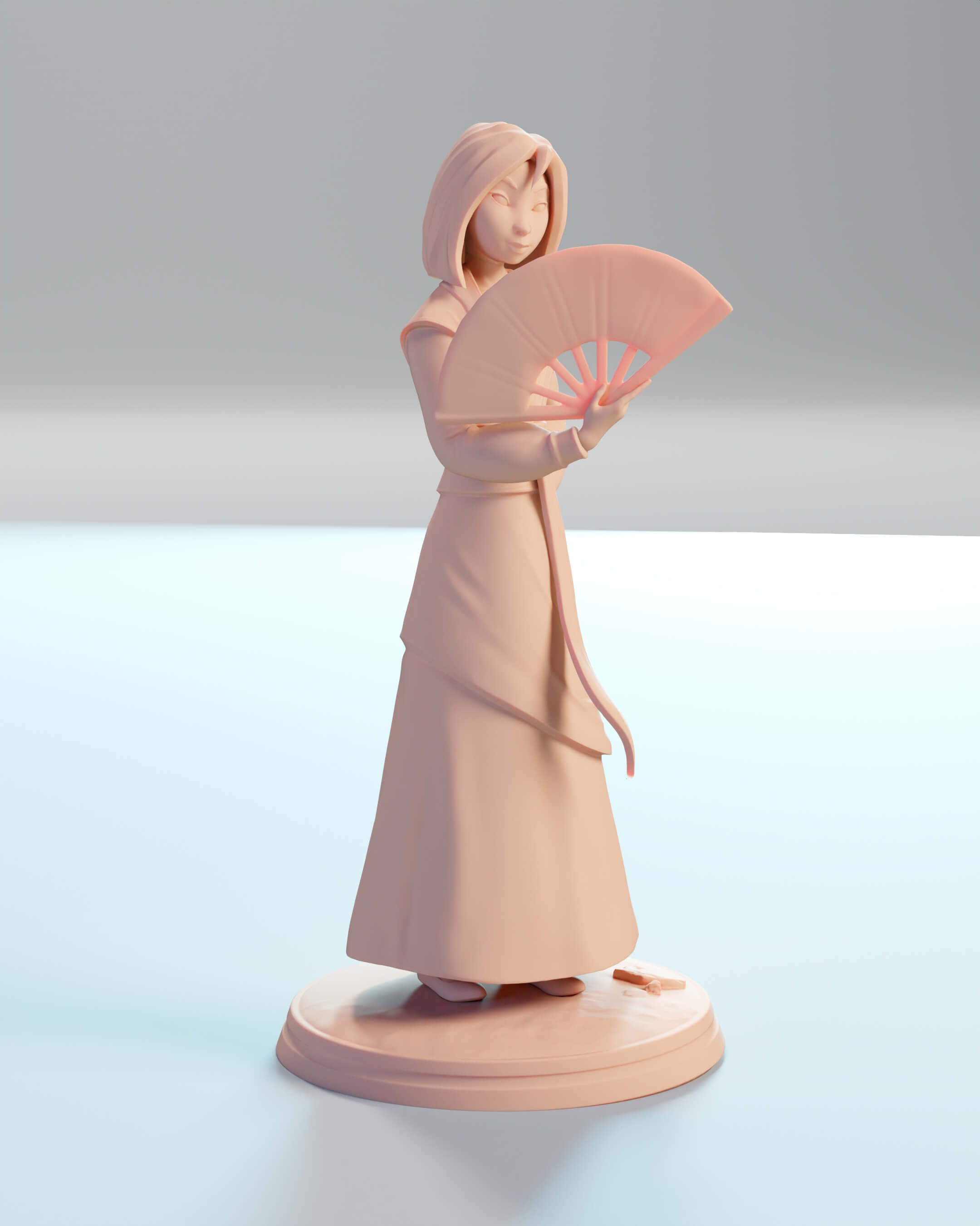 Mulan Model Fanart by minhdinh