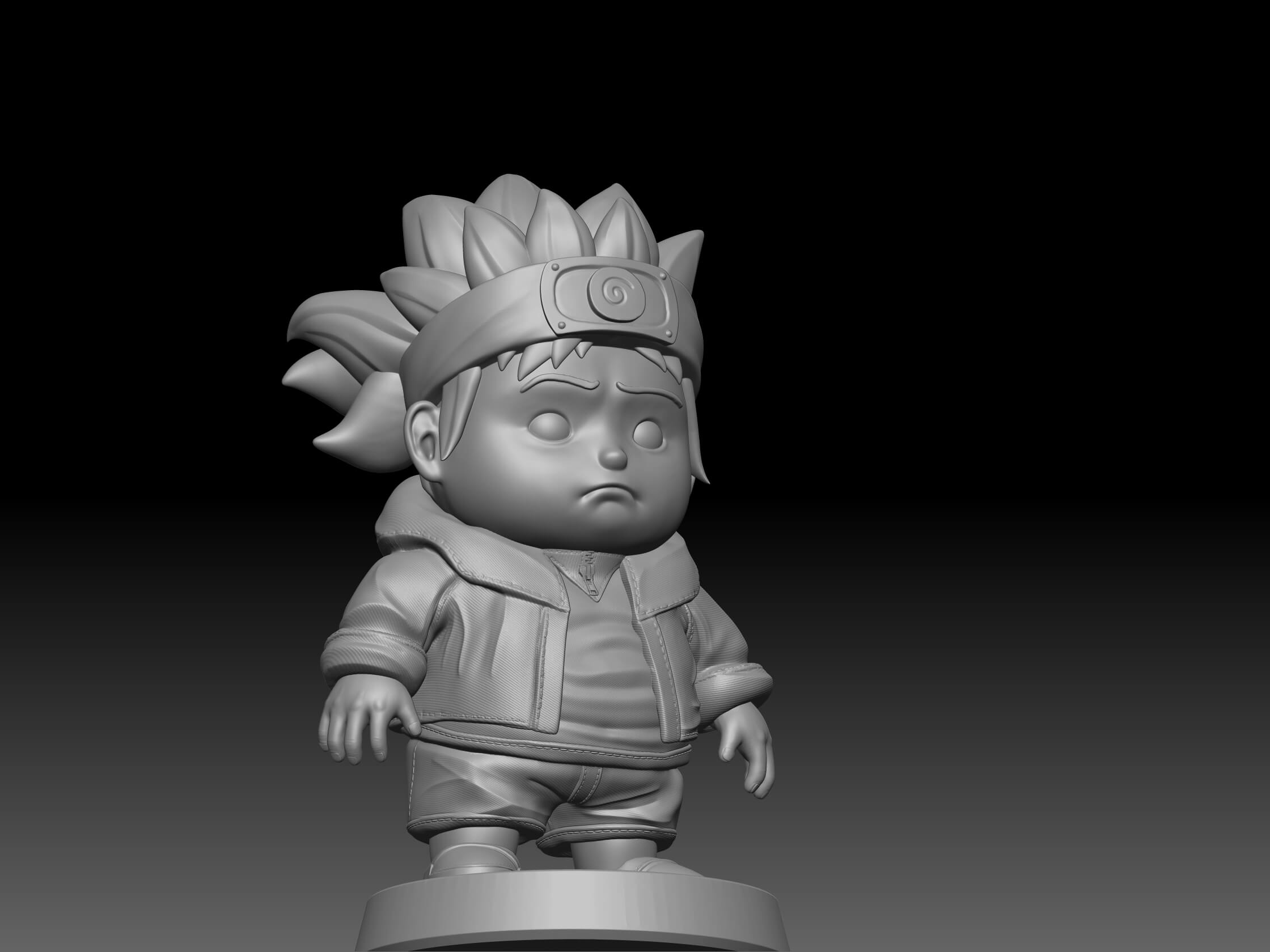 Naruto Chibi Figure - 3D Print Model by minhdinh