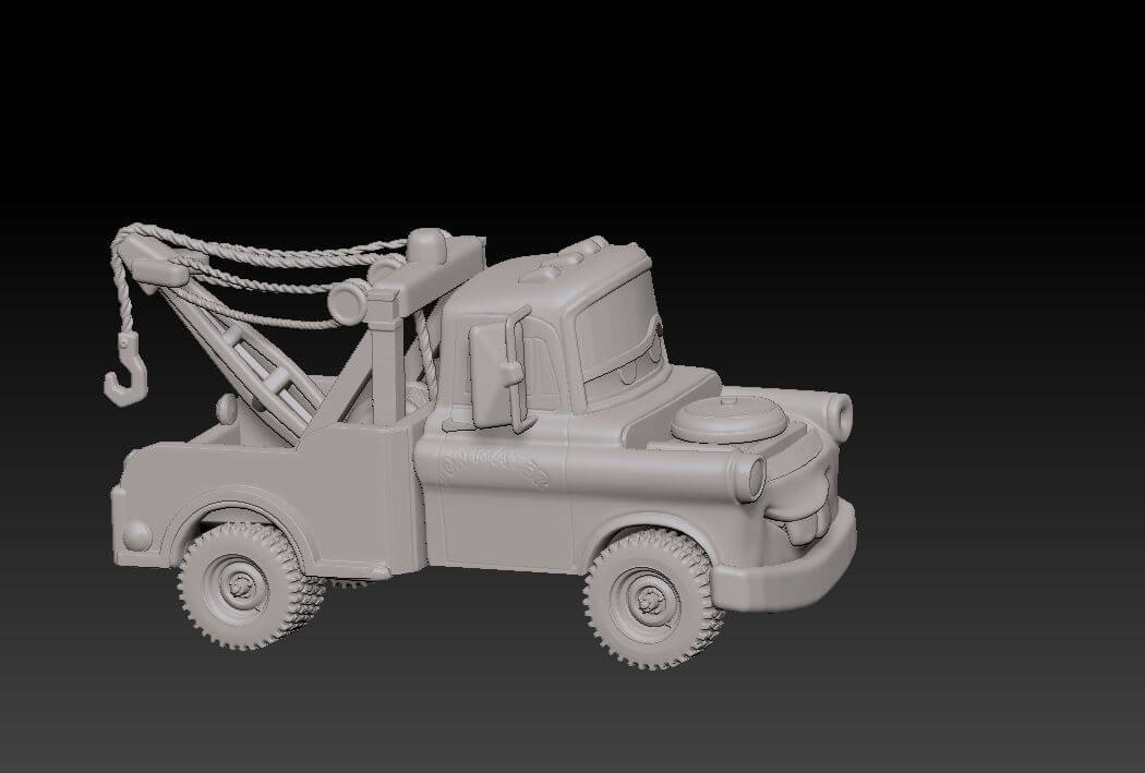 Cars Tow Mater 3D Model STL by minhdinh