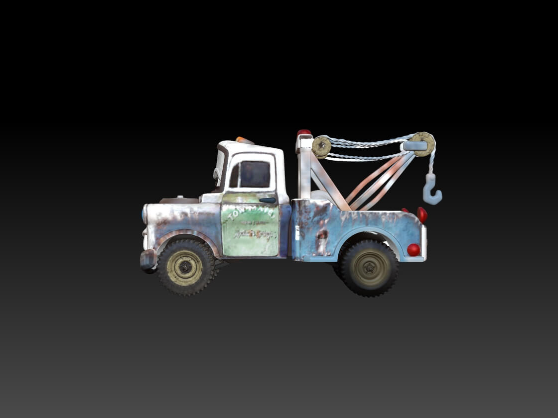 Tow Mater Cars - 3D Model by minhdinh