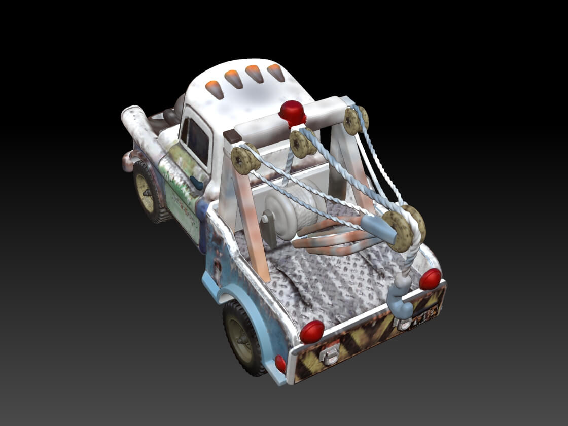 Tow Mater Cars - 3D Model by minhdinh