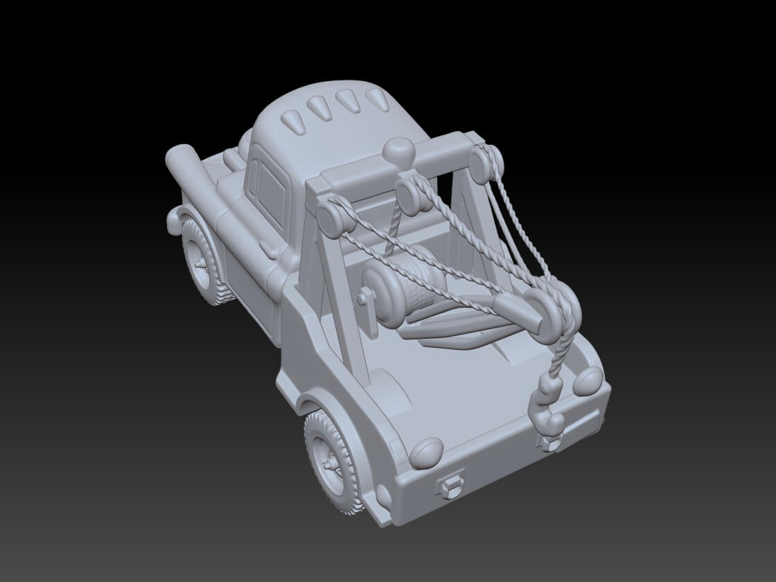 Tow Mater Cars - 3D Model by minhdinh