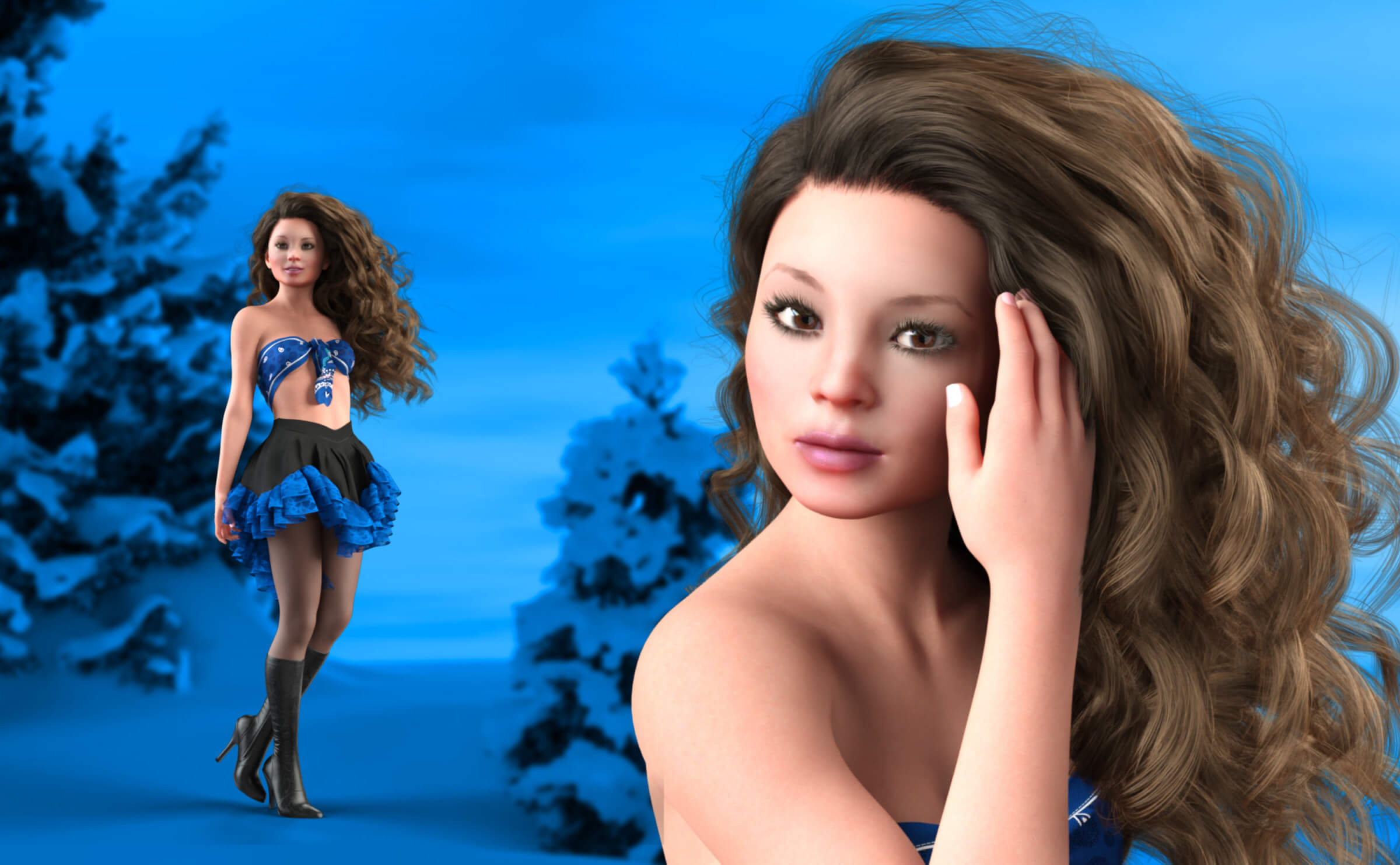 Lucy 3D Render | RenderHub Gallery