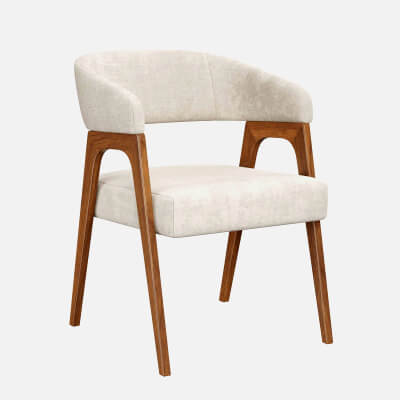 Arm Chair 02 - 3D Model by Miraz01