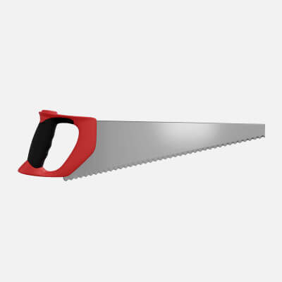 Crosscut Saw - 3D Model by Miraz01