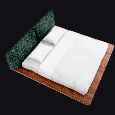 Platform Bed for Blender - 3D Model by Miraz01