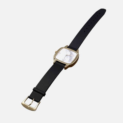 Square Shaped Wrist Watch - 3D Model by Miraz01