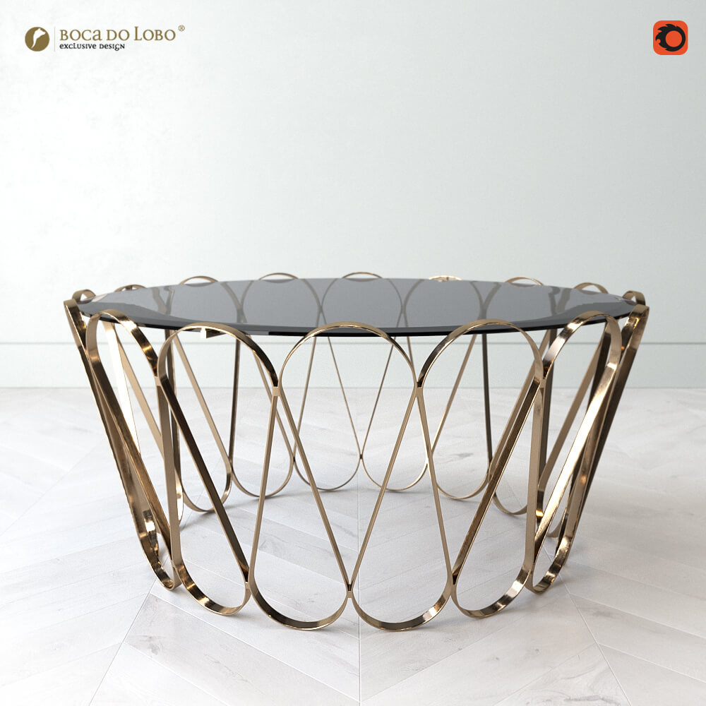 Boca Do Lobo Aquarius Center Table - 3D Model by mirror men2025