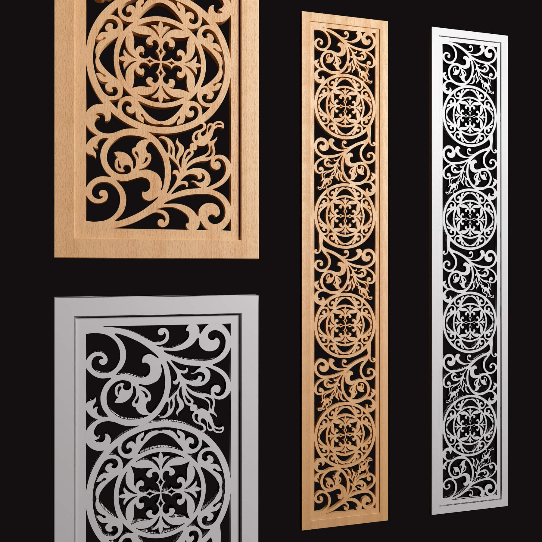 Decorative Panel-Partition 3D Model by mirror men2025