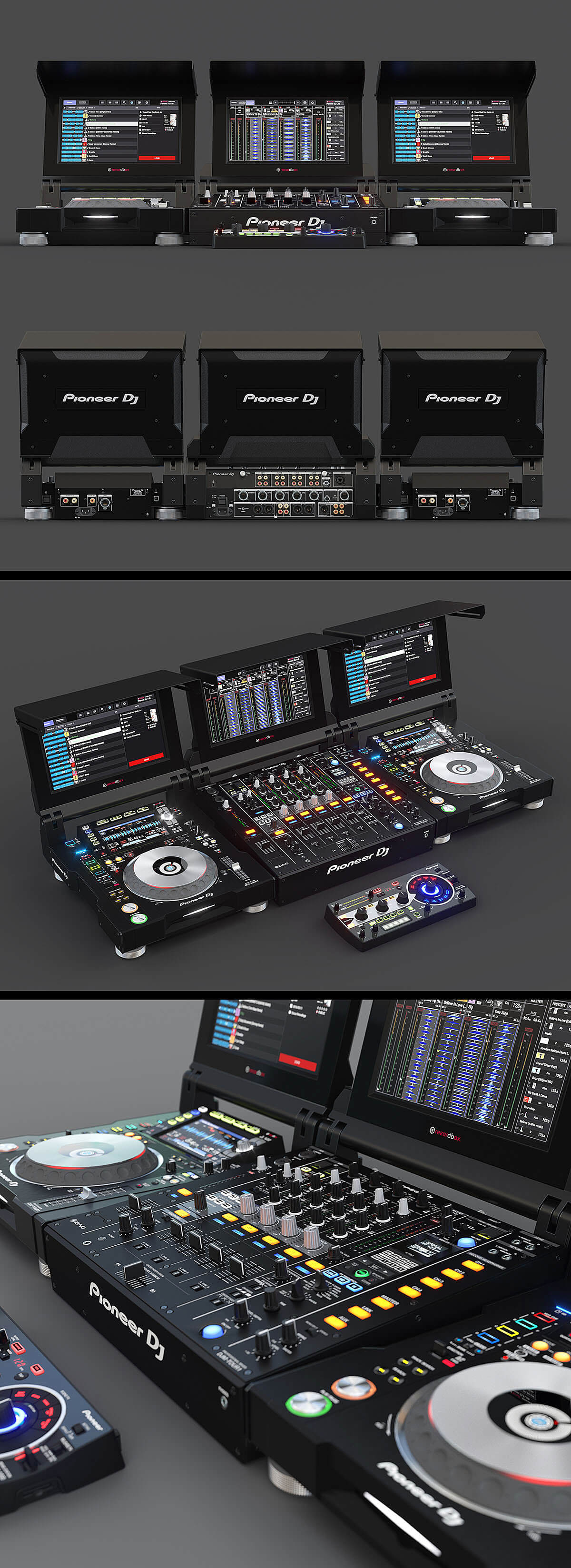 Pioneer DJ Collection - 3D Model by mirror men2025