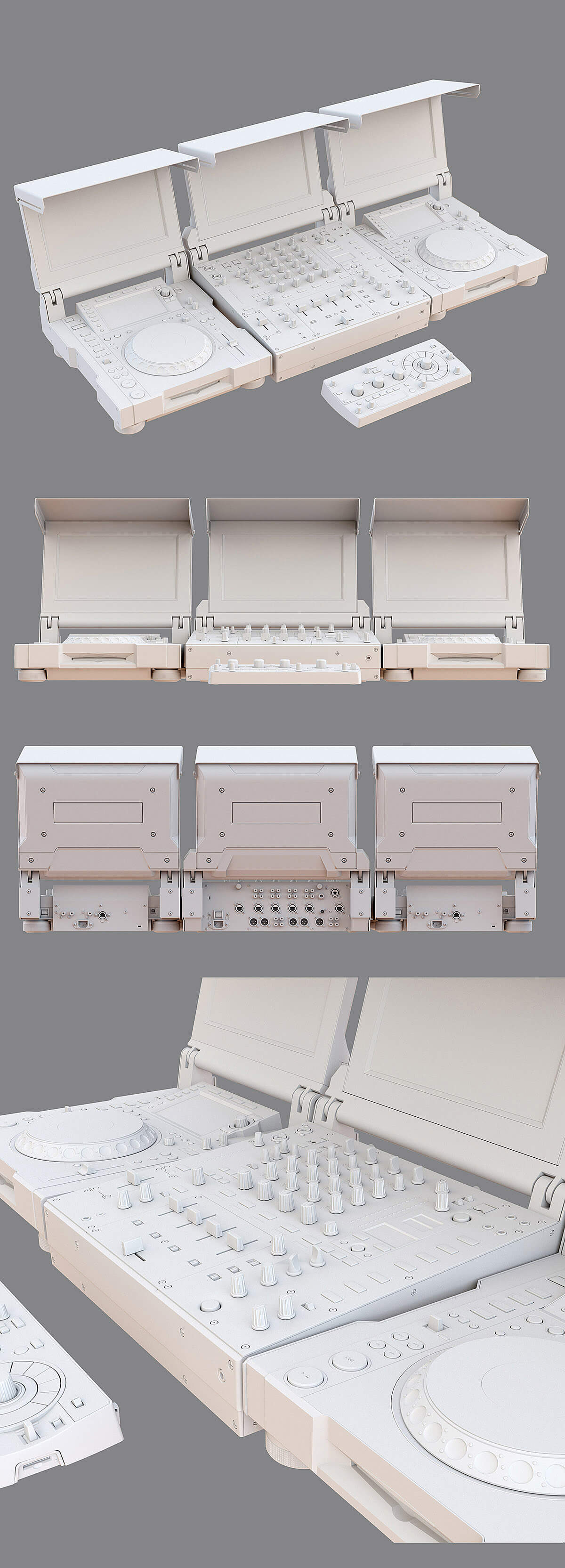 Pioneer DJ Collection - 3D Model by mirror men2025