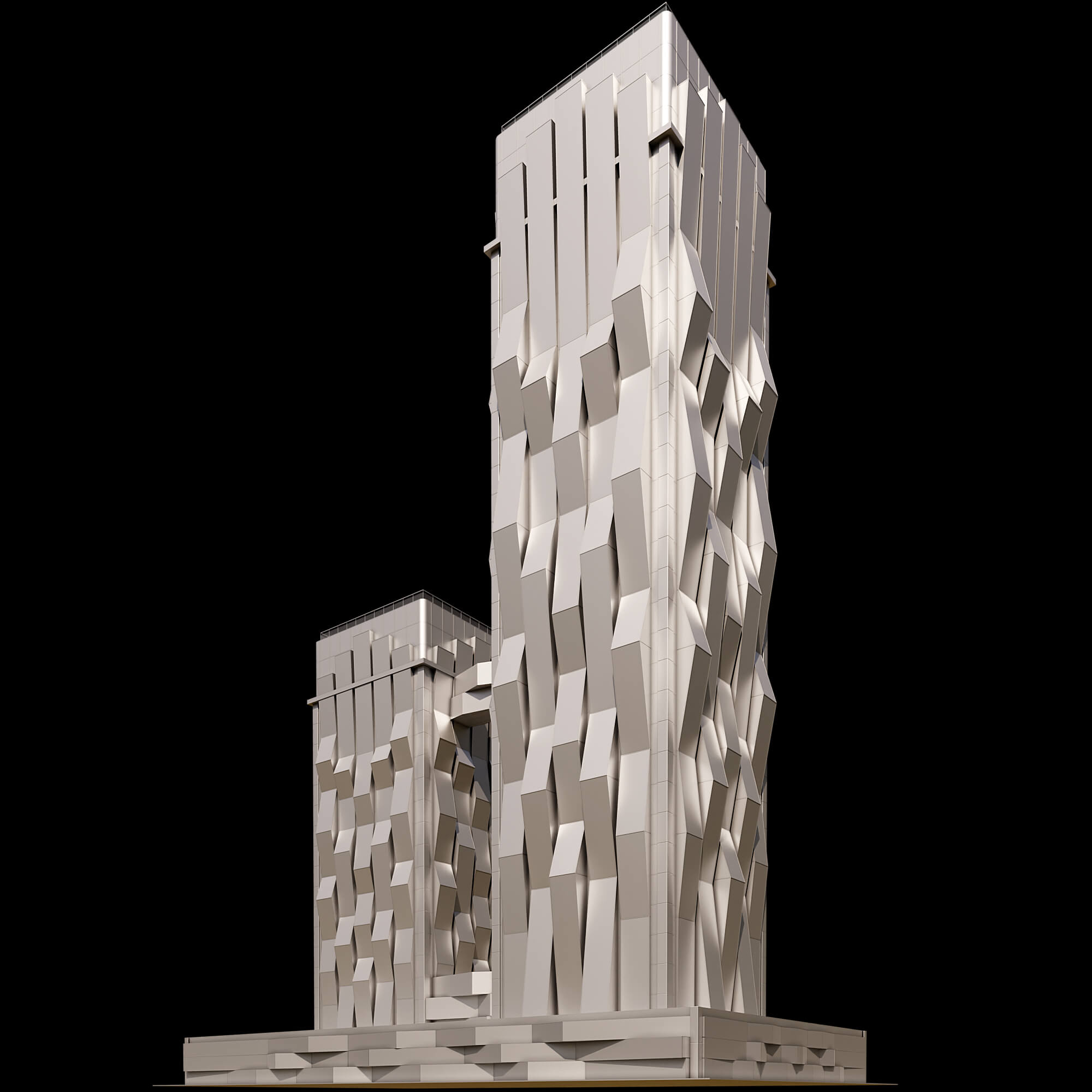 High-Rise Building 3D Model by mirzaev3d