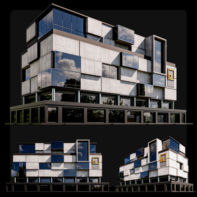 Gltf 3D Models | Architecture | Buildings | RenderHub