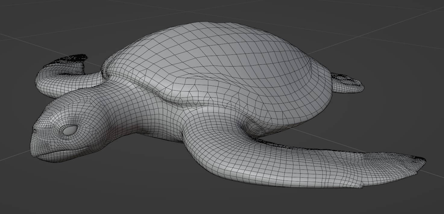 Sea Turtle - 3D Model by Mixiy