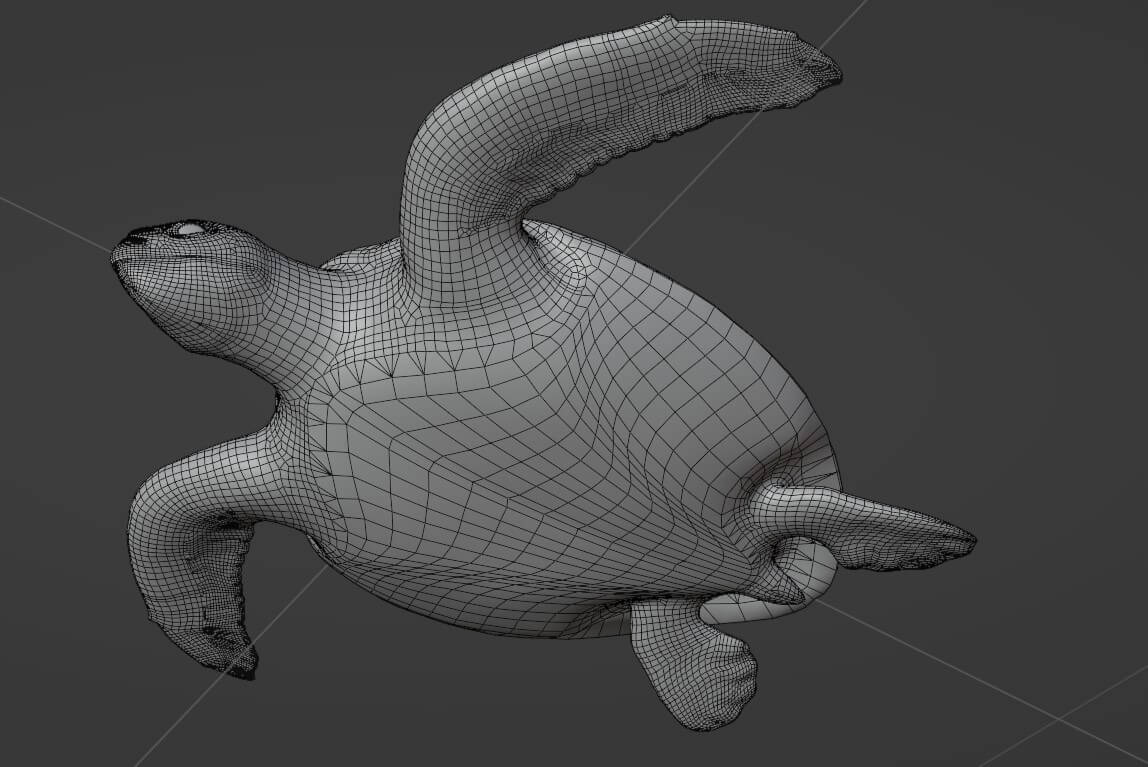 Sea Turtle - 3D Model by Mixiy