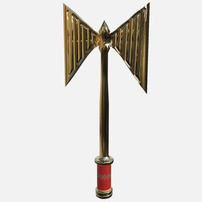 Gold Ax - Free 3D Model by Mjordan