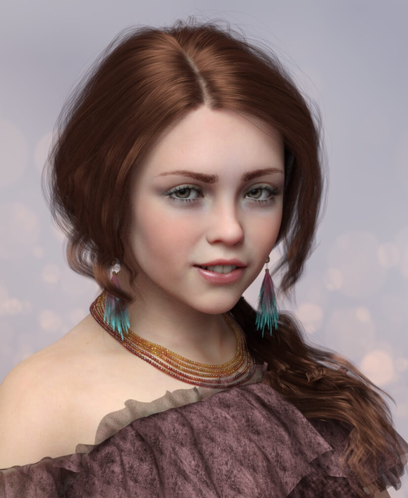 Brown Dress 3d Render Digital Art By Mjrk