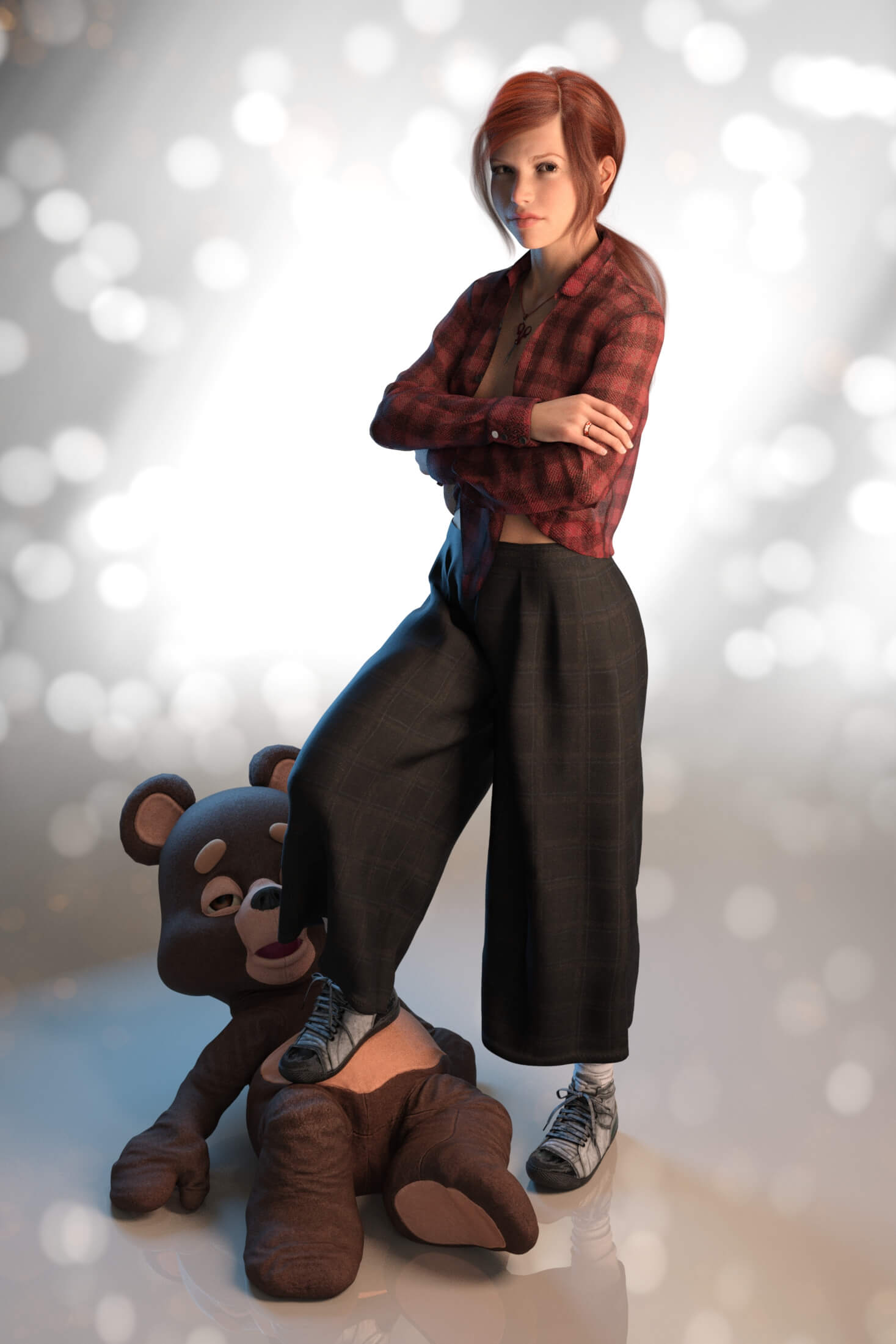 Cassie Test 1 3D Render, Digital Art by Mjrk