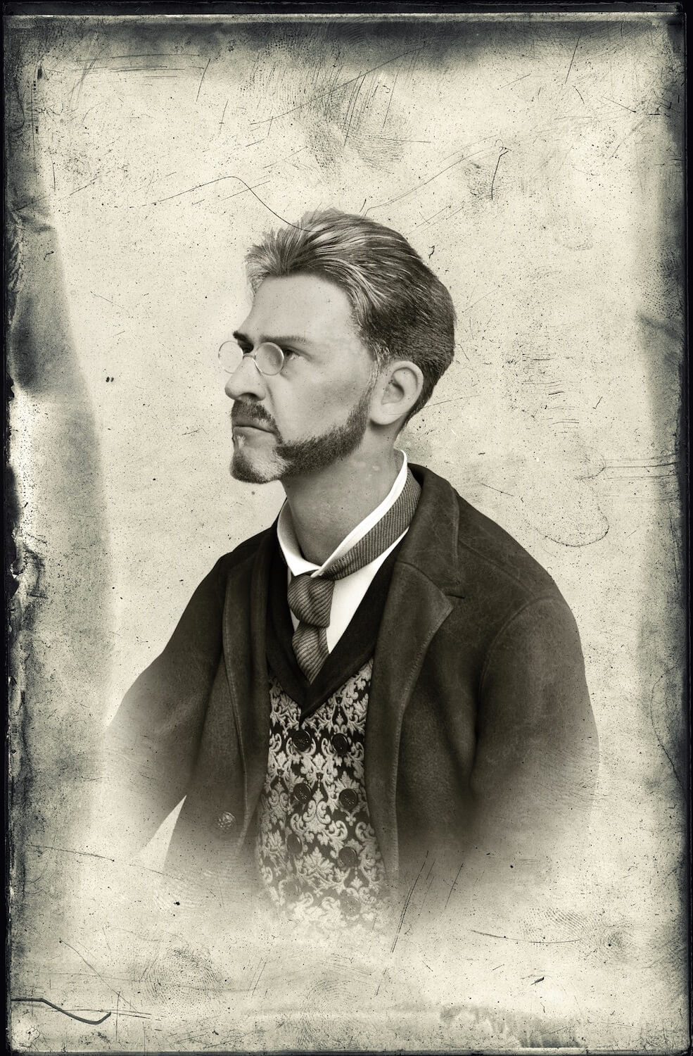 Ernst on his Tricycle 3D Render, Digital Art by Mjrk