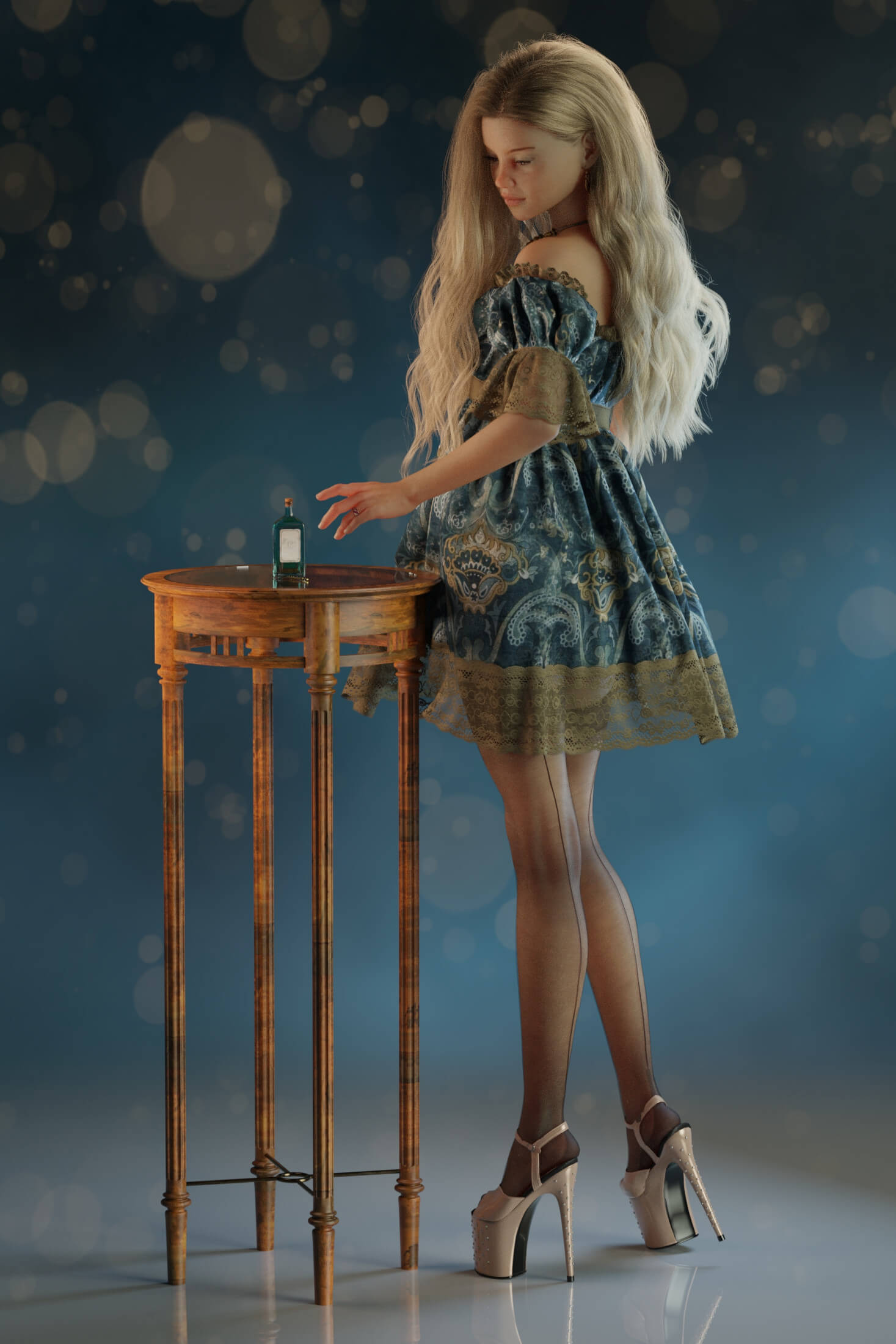 Go, ask Alice 3D Render | RenderHub Gallery