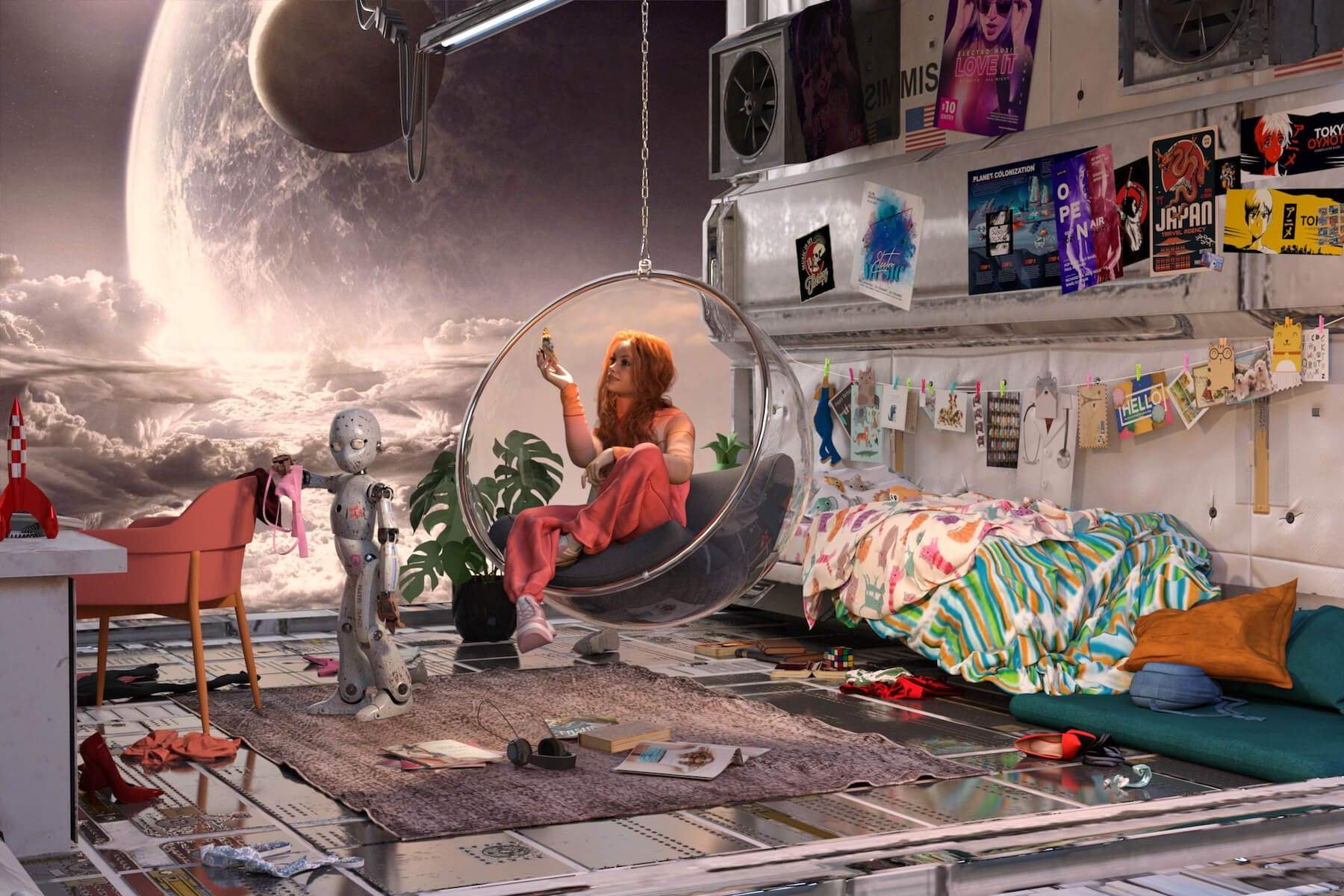 Orla And The Magic Glass 3D Render | RenderHub Gallery