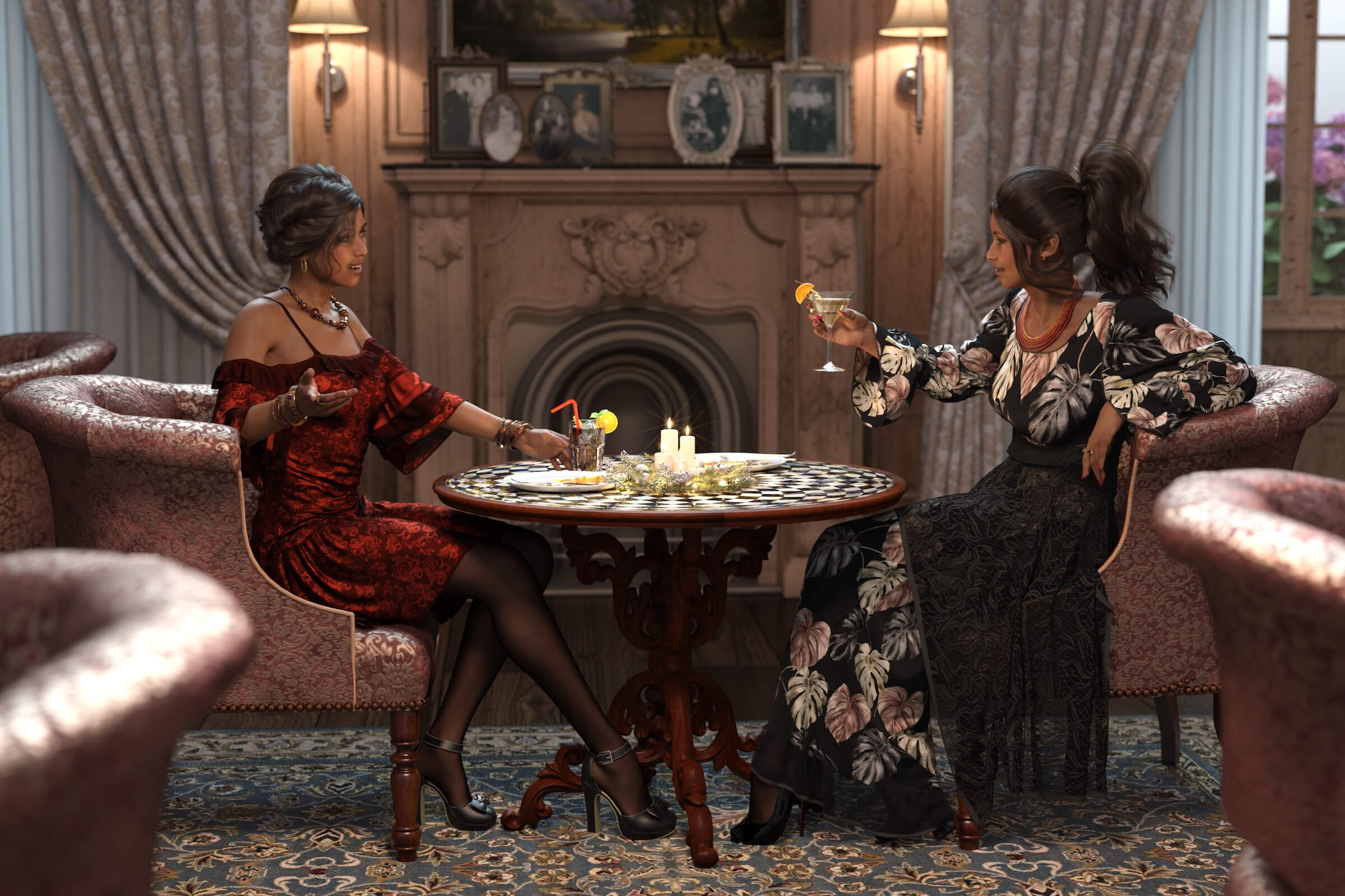Reunion 3D Render, Digital Art by Mjrk