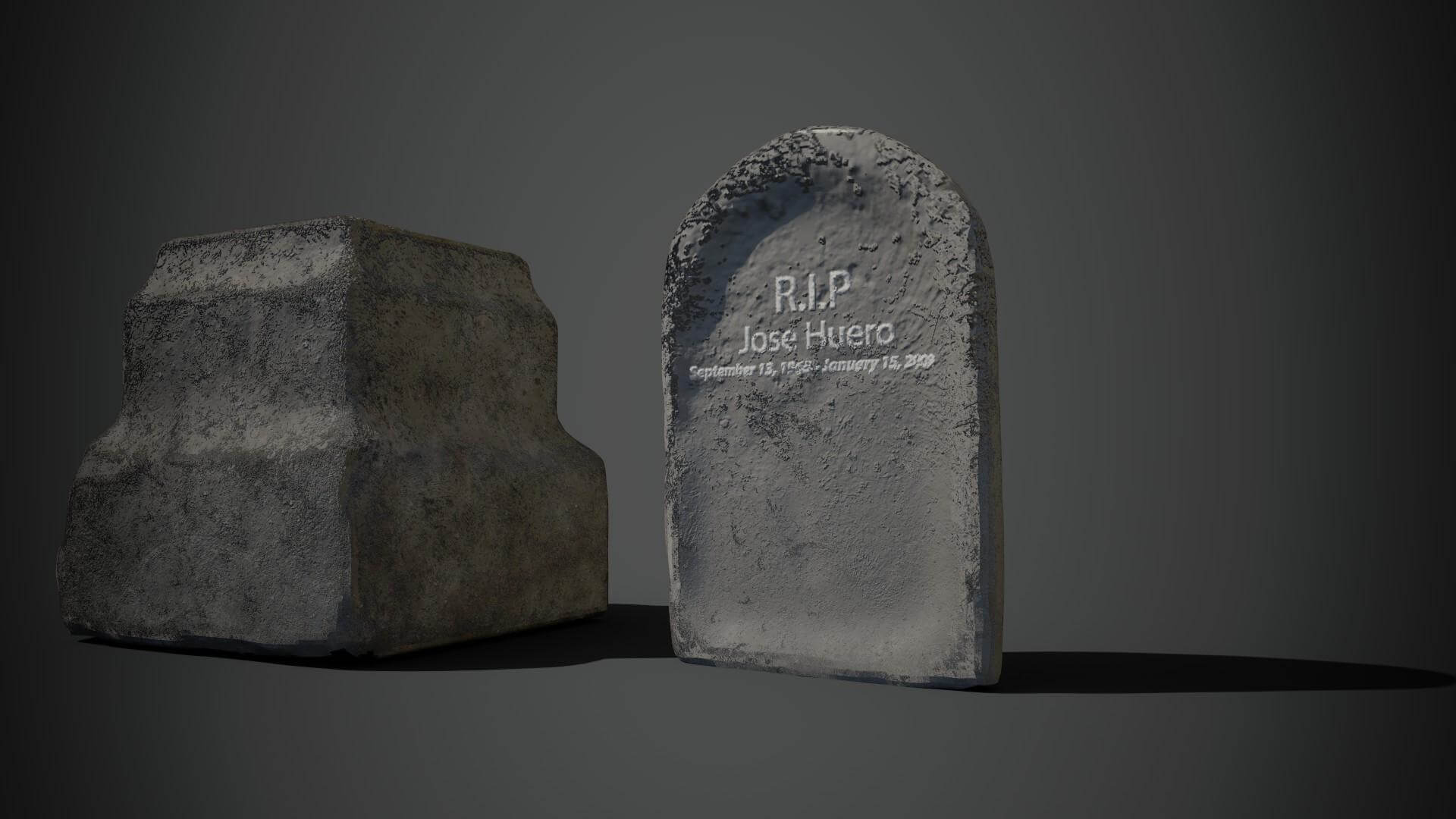 Cemetery Props 3D 3D Render | RenderHub Gallery