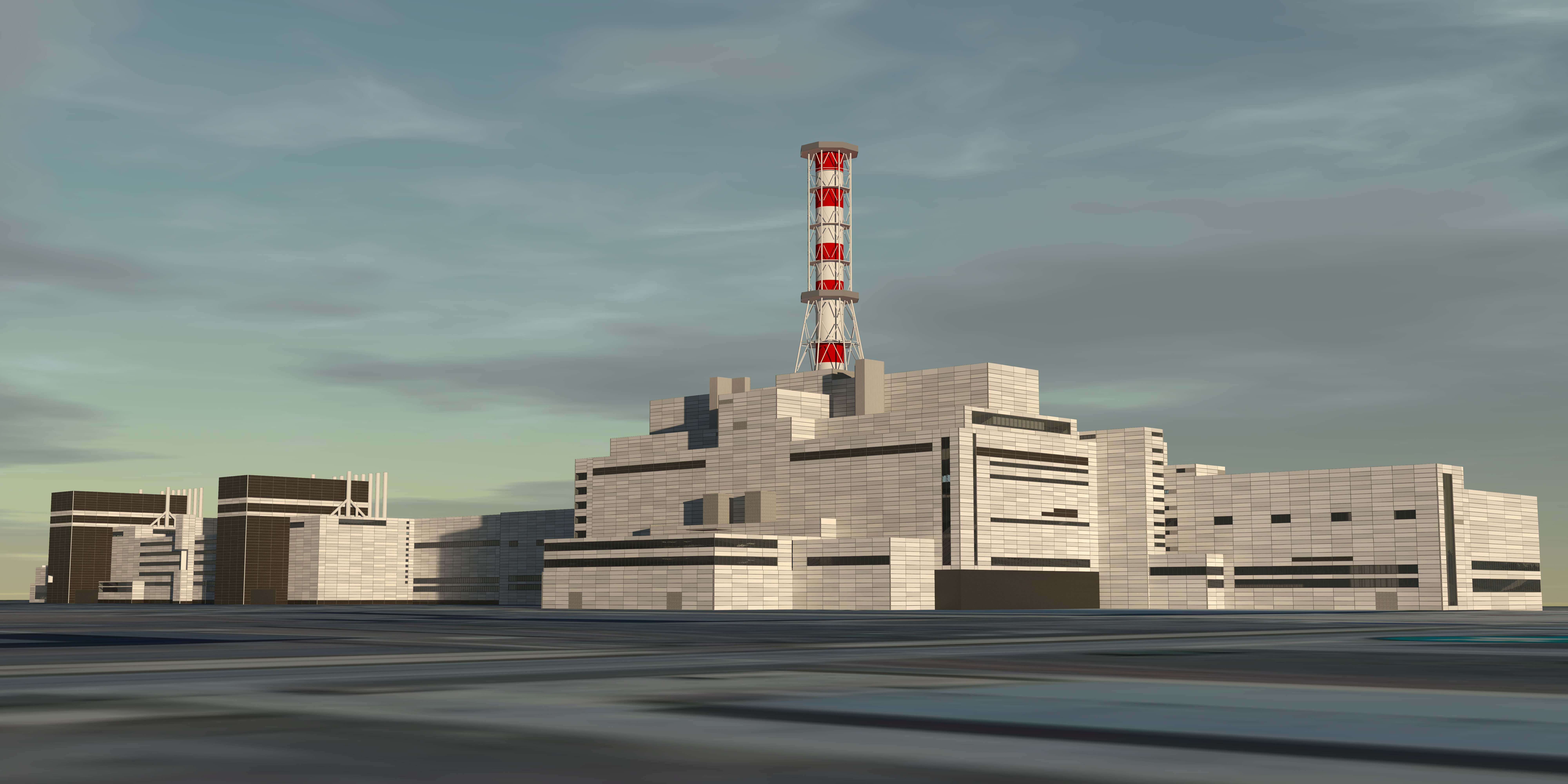 3D model Chernobyl Nuclear Power Plant 3D Render by ml64