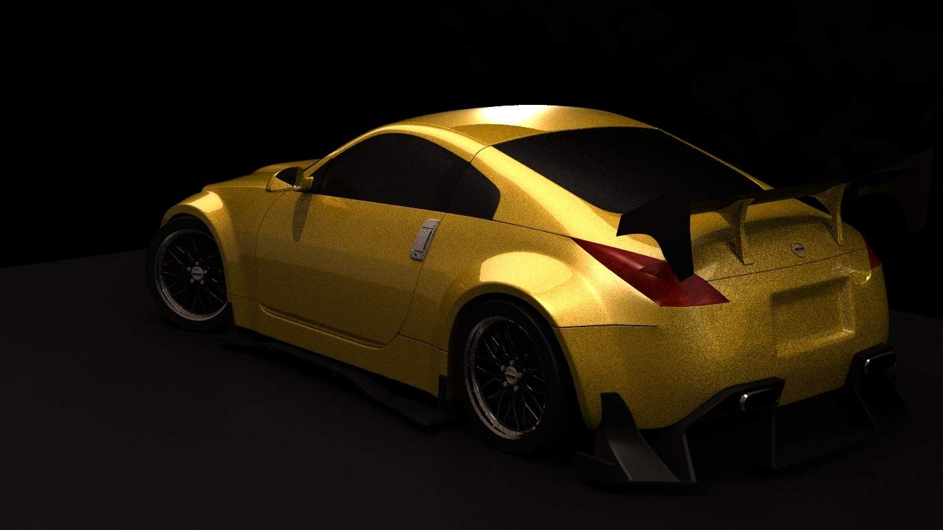 Nissan 350z - 3D Model by mmonsef