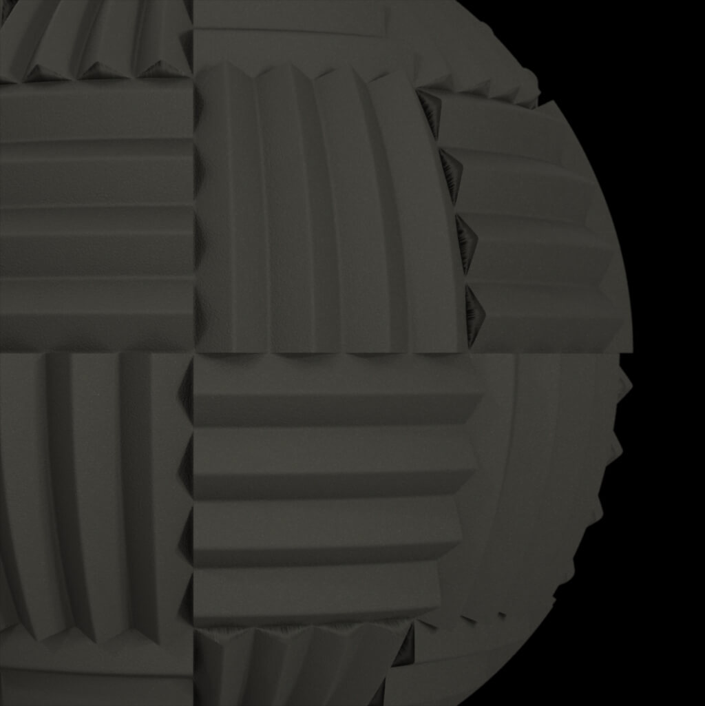 Acousticfoam Seamless Texture Patterns 2K (2048*2048) by model789