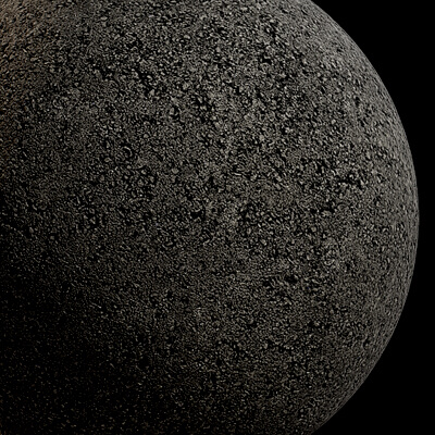 Asphalt Patch 02 - 8K Scan 3D Texture by abowen3d