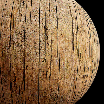 Tree Bark 002 PBR Texture by Radju