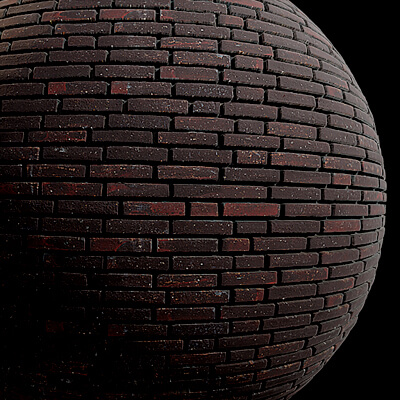 4K Stylized Mossy Brick Texture by CADFORGE