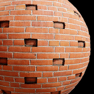 4K Stylized Mossy Brick Texture by CADFORGE