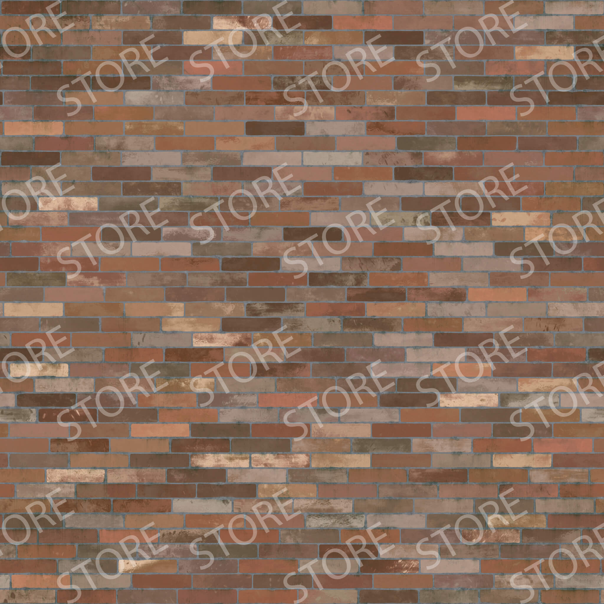 Bricks Seamless Texture Patterns 2K (2048*2048) by model789