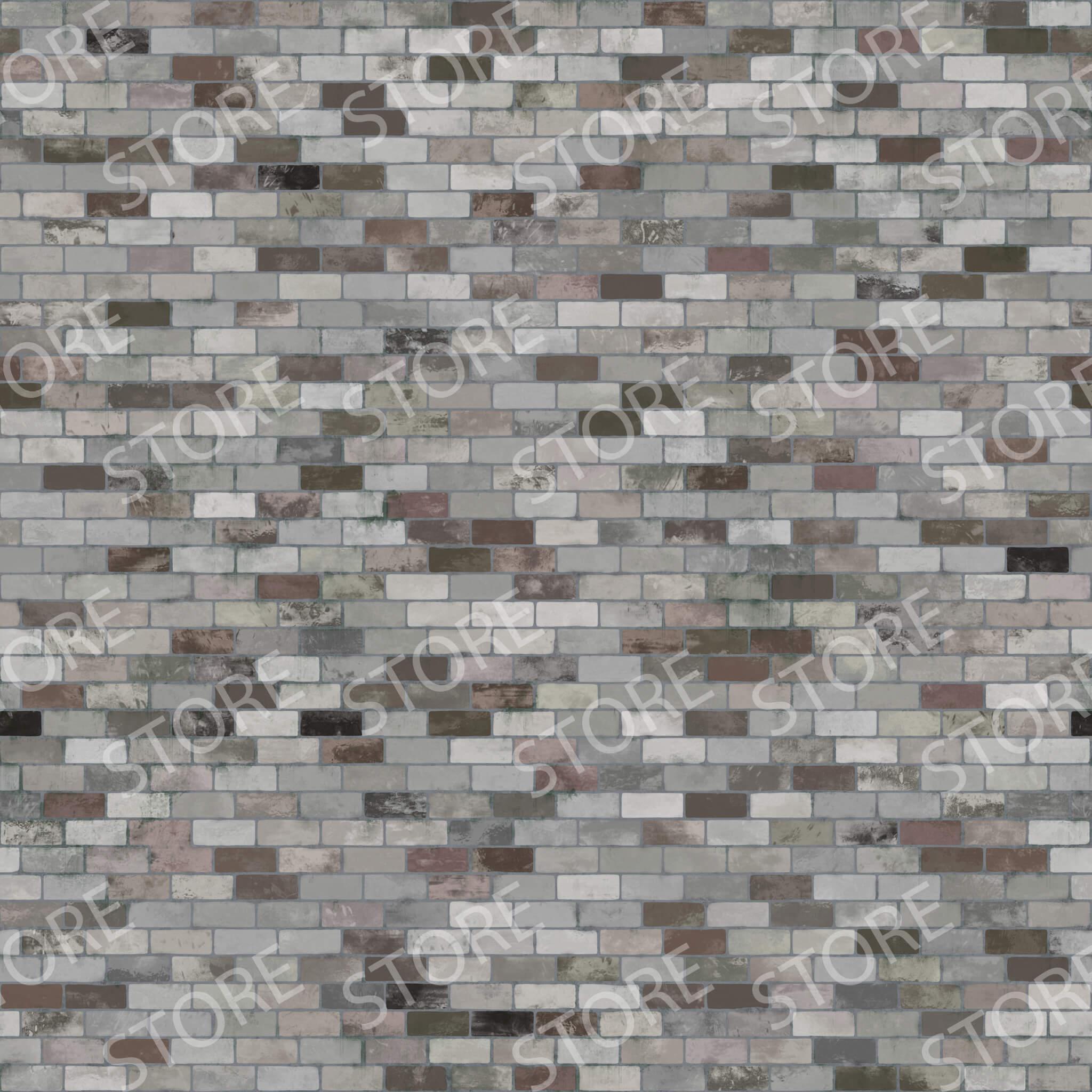 Bricks Seamless Texture Patterns 2K (2048*2048) by model789