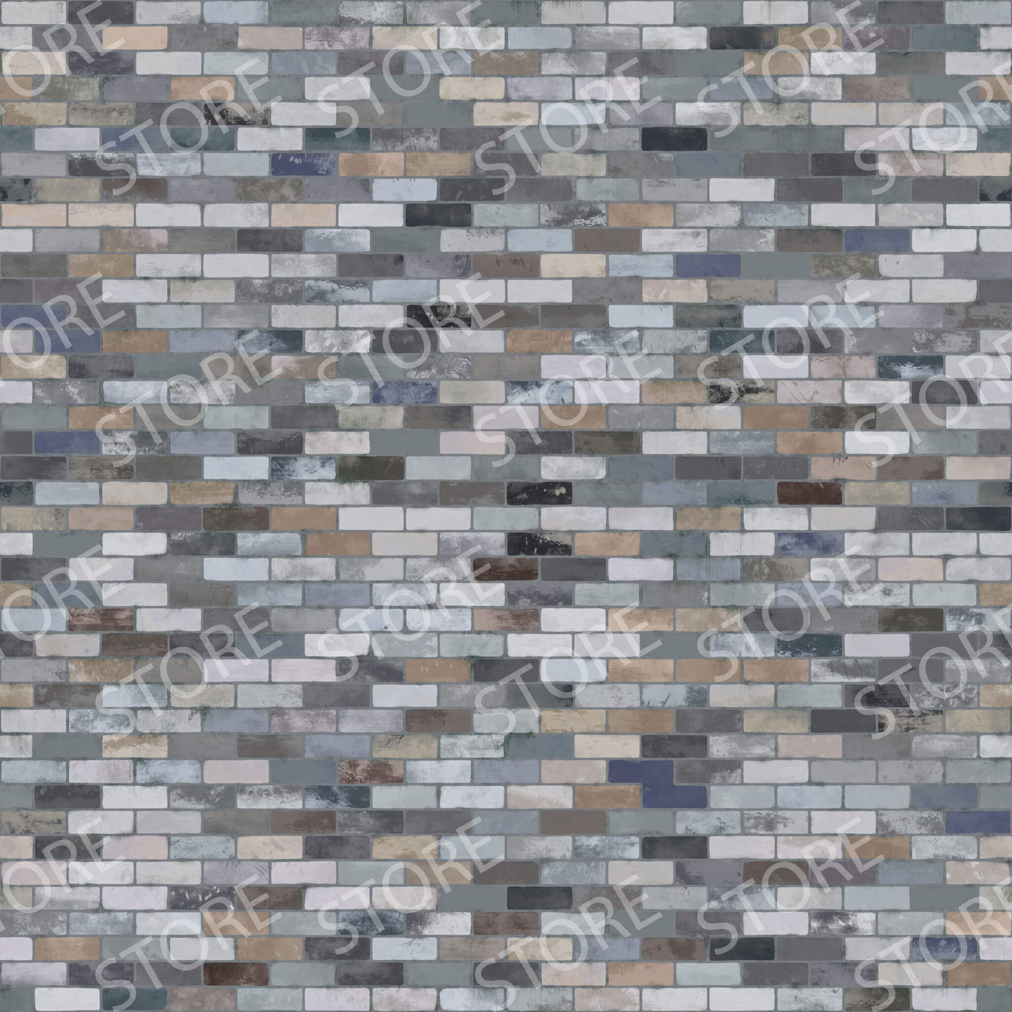 Bricks Seamless Texture Patterns 2K (2048*2048) by model789